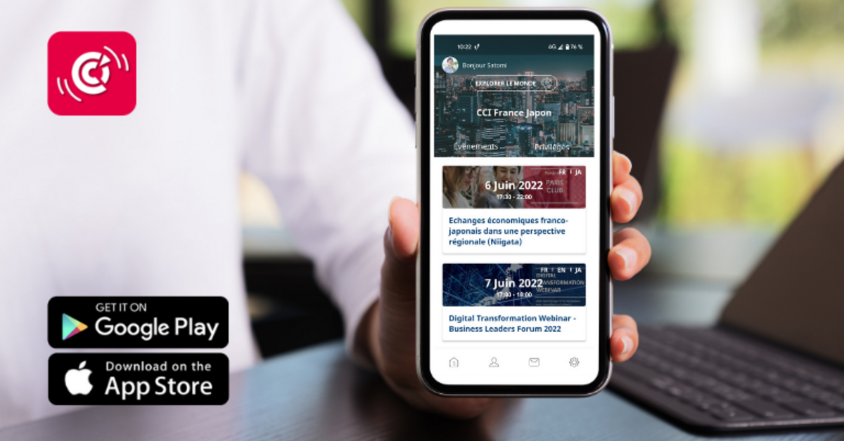 Découvrez l'application mobile CCIFI Connect | CCI France Japon