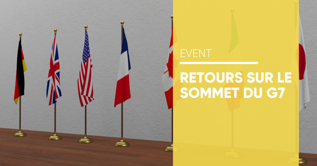 Retours sur le sommet du G7, par son Excellence l’Ambassadeur de France ...