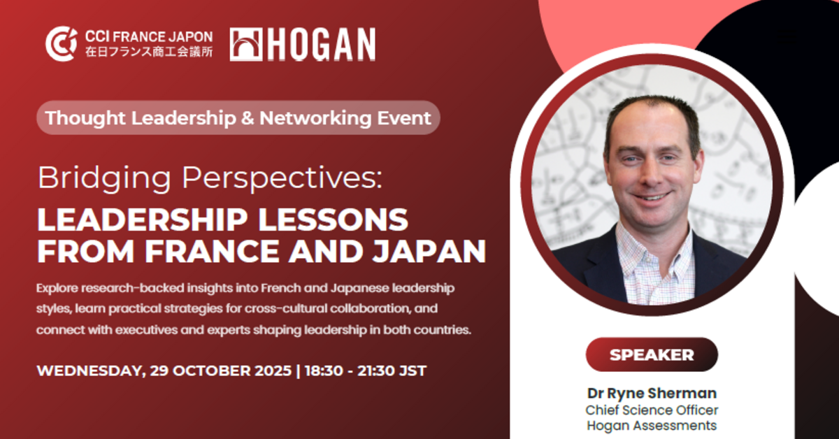 Retour sur événement : conférence sur le leadership avec Hogan ...